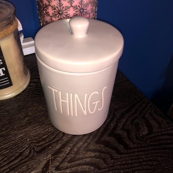 Rae Dunn | Bath | Nwt Rae Dunn Things Bathroom Canister | Poshmark